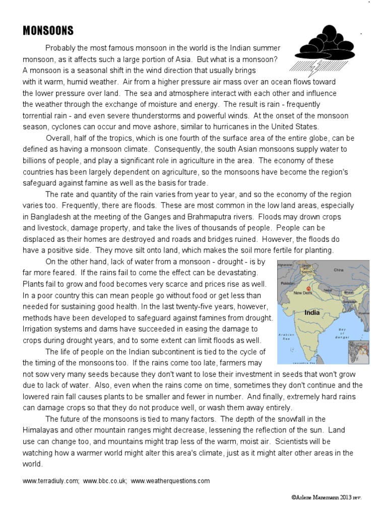 South Asian Monsoon Impact | PDF | Monsoon | Tropical Cyclones