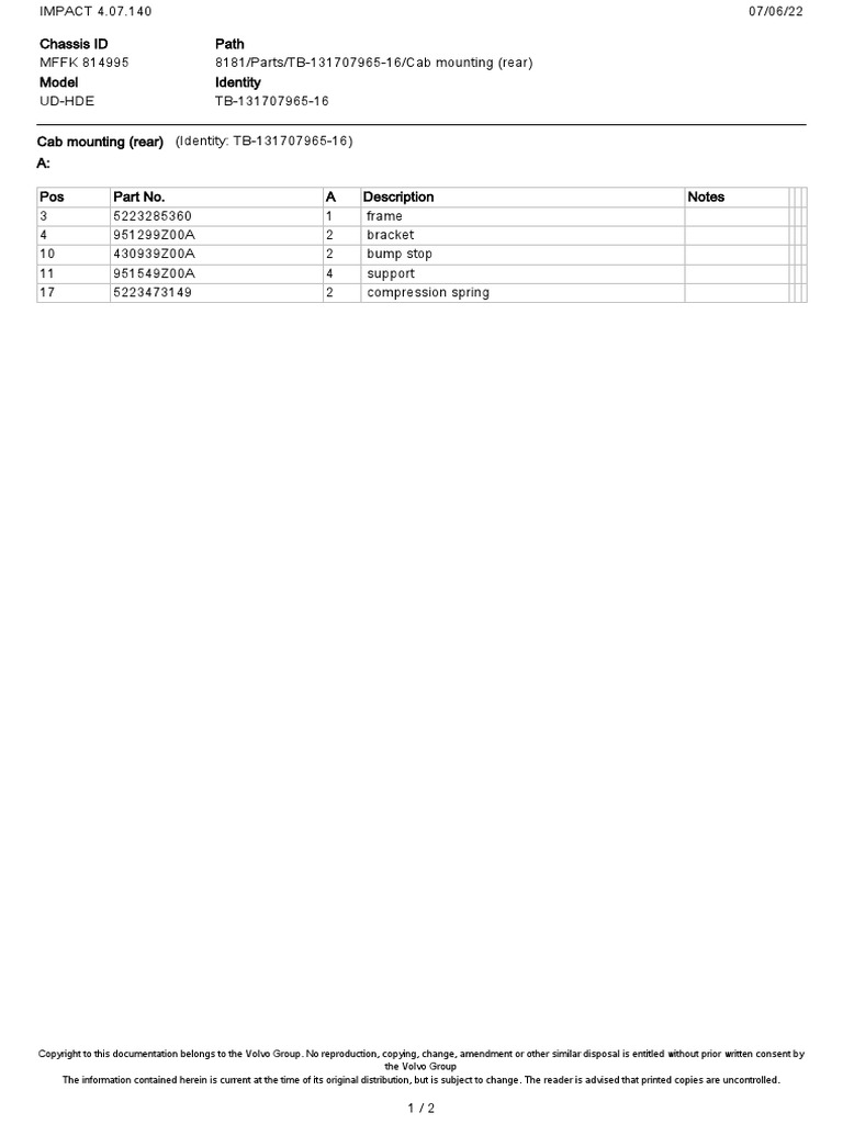 Rear Mounting Cab | PDF