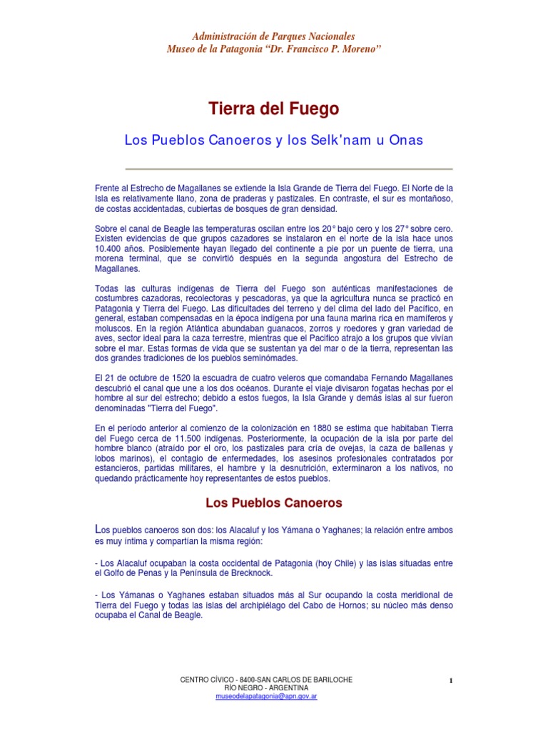 Pueblos Originarios de Tierra del Fuego | PDF | Ropa | Flecha