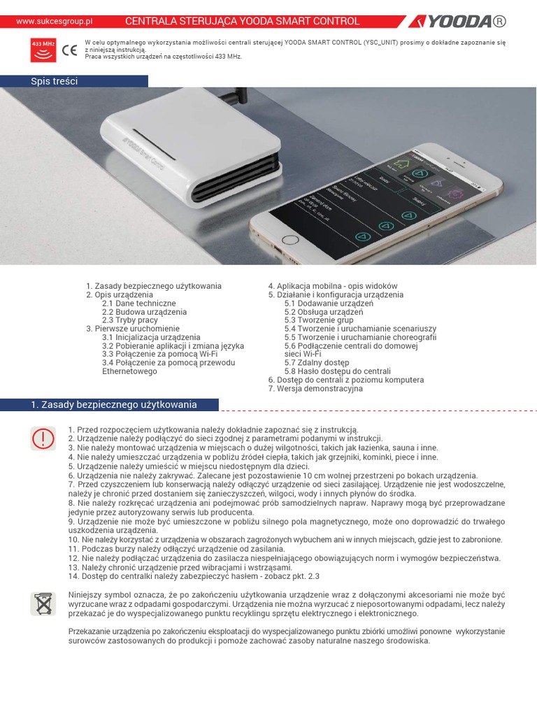 Yooda Smart Control | PDF