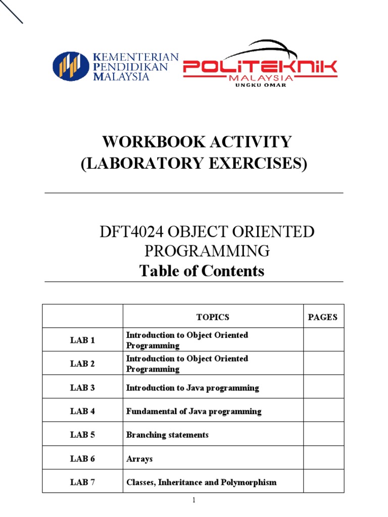 LKAT Object Oriented Programming | PDF | Object Oriented Programming ...