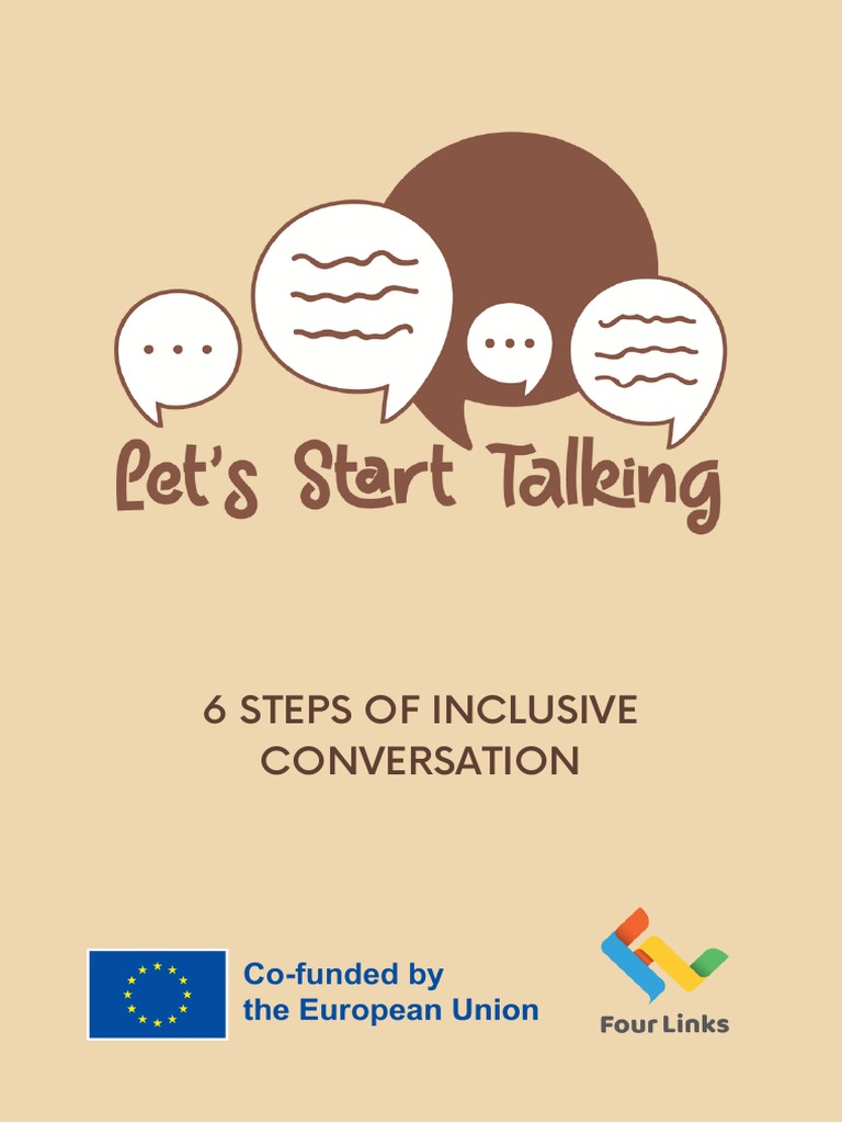 Let's Start Talking - 6 Steps of Inclusive Conversation | Download Free ...