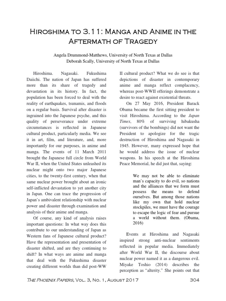 Anime's Reflection on Nuclear Tragedies | PDF | Atomic Bombings Of ...
