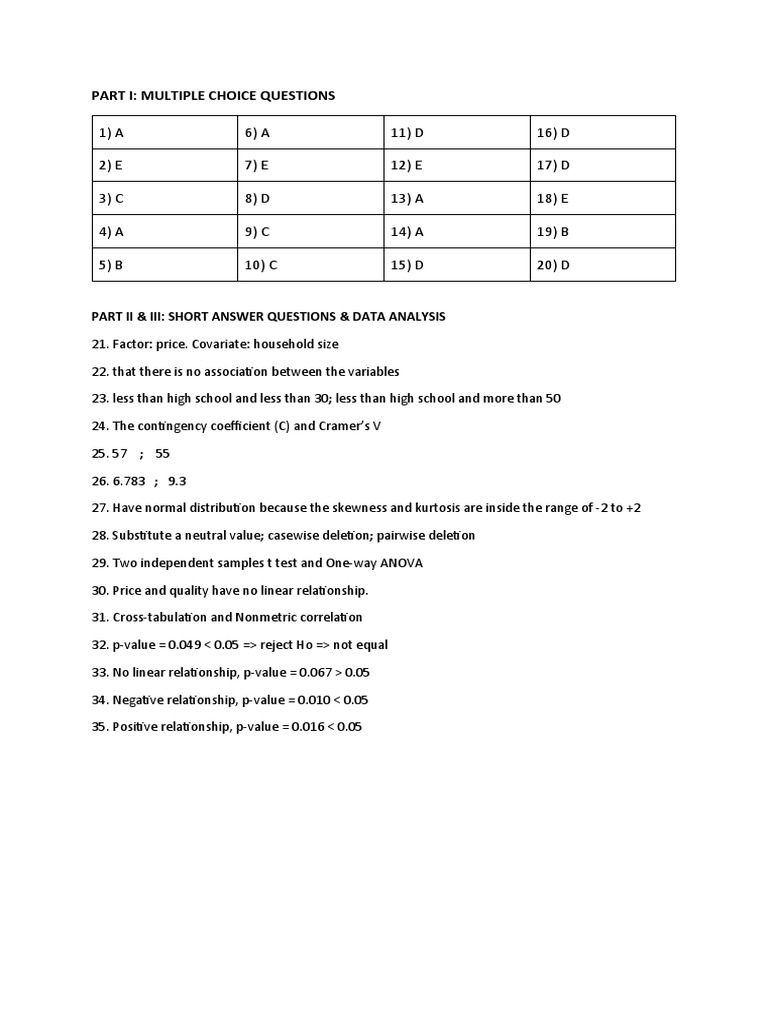 SMA - Example - Solution | PDF