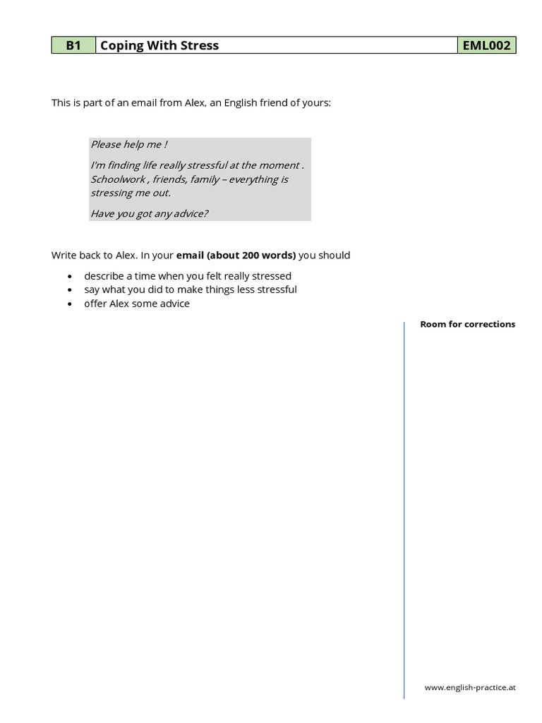 Eml002 Coping With Stress | PDF