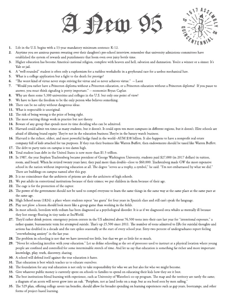 1517 95 Theses | PDF