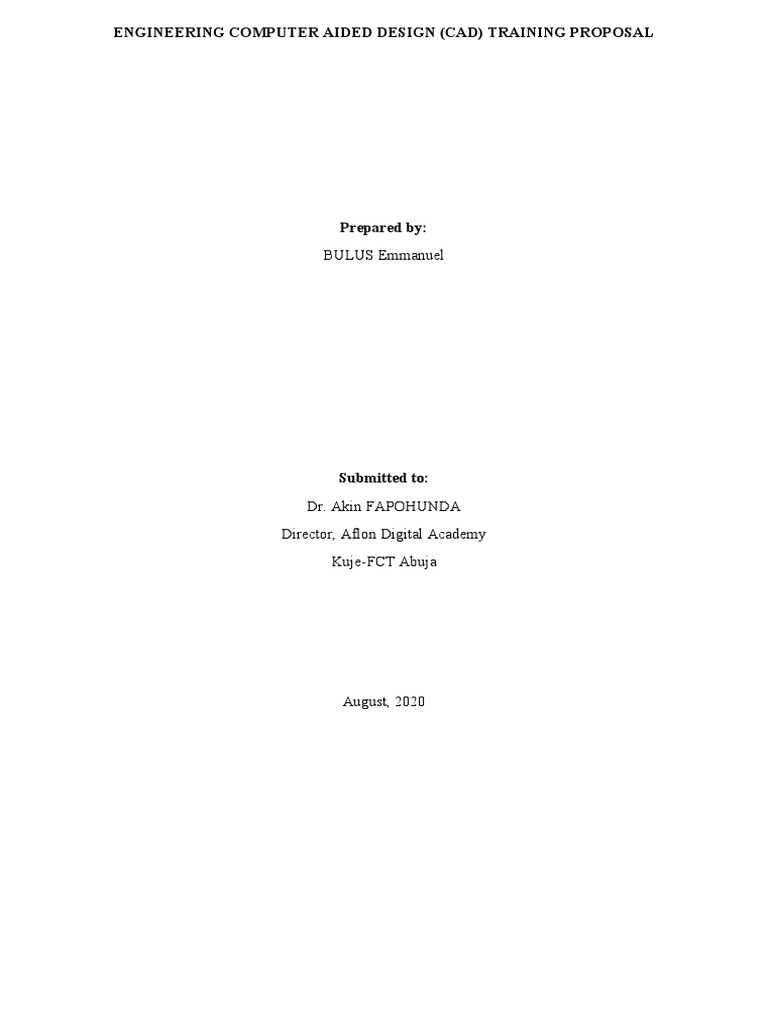 Graphics Design Training Proposal | PDF | Computer Aided Design | Technical Drawing
