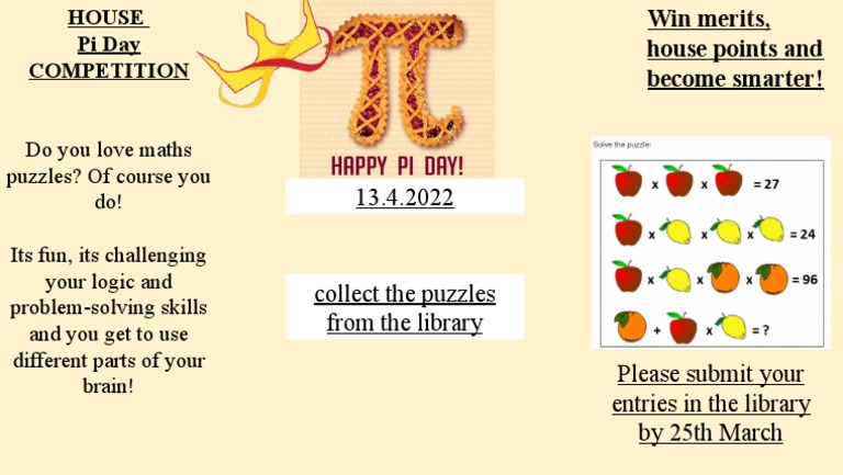 Pi Day Competiton | PDF