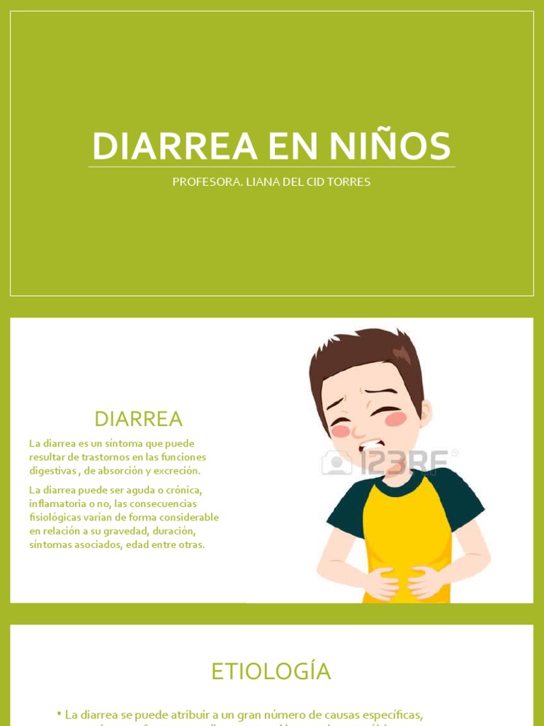 Diarrea en Niños: Causas y Tratamiento | PDF | Diarrea | Heces