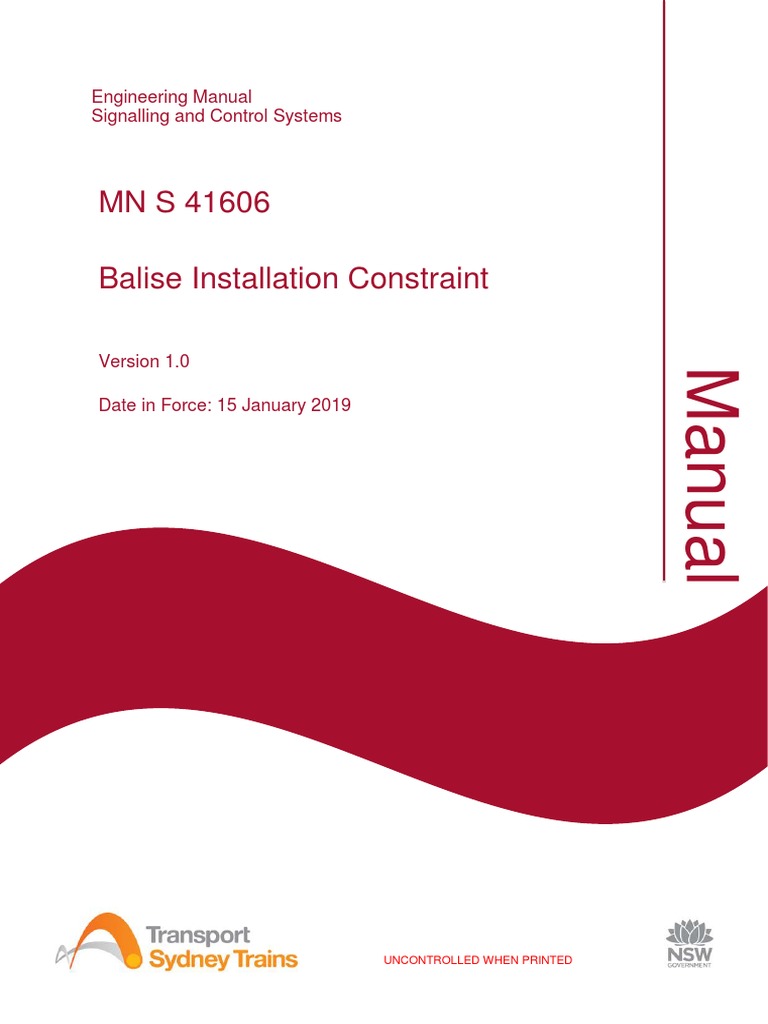 Alstom Balise NSW | PDF | Rotation | Angle