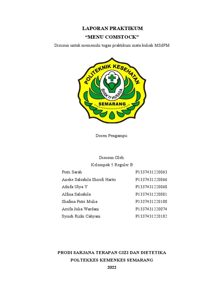 Kelompok 5 - Laporan Praktikum Comstok | PDF | Sains & Matematika ...