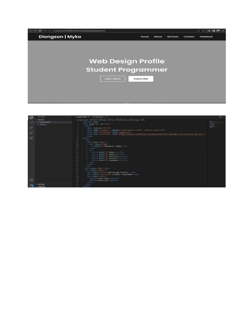 Own Project | PDF | Design | Writing