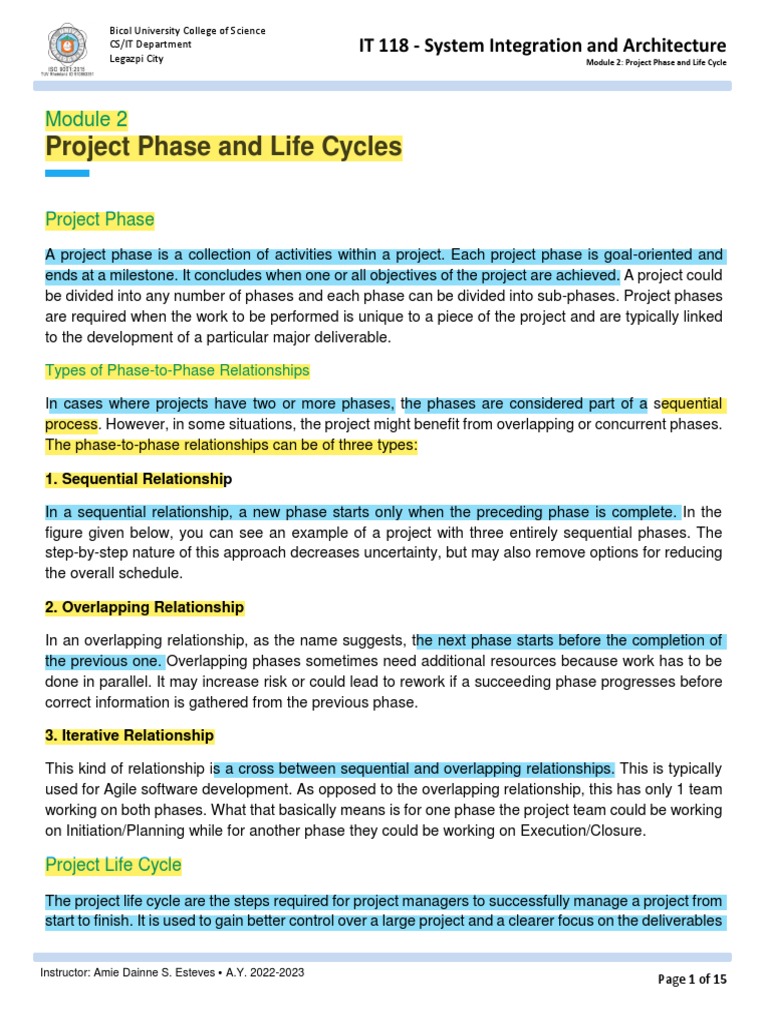 IT 118 - SIA - Module 2 | PDF | Software Development Process | Software ...