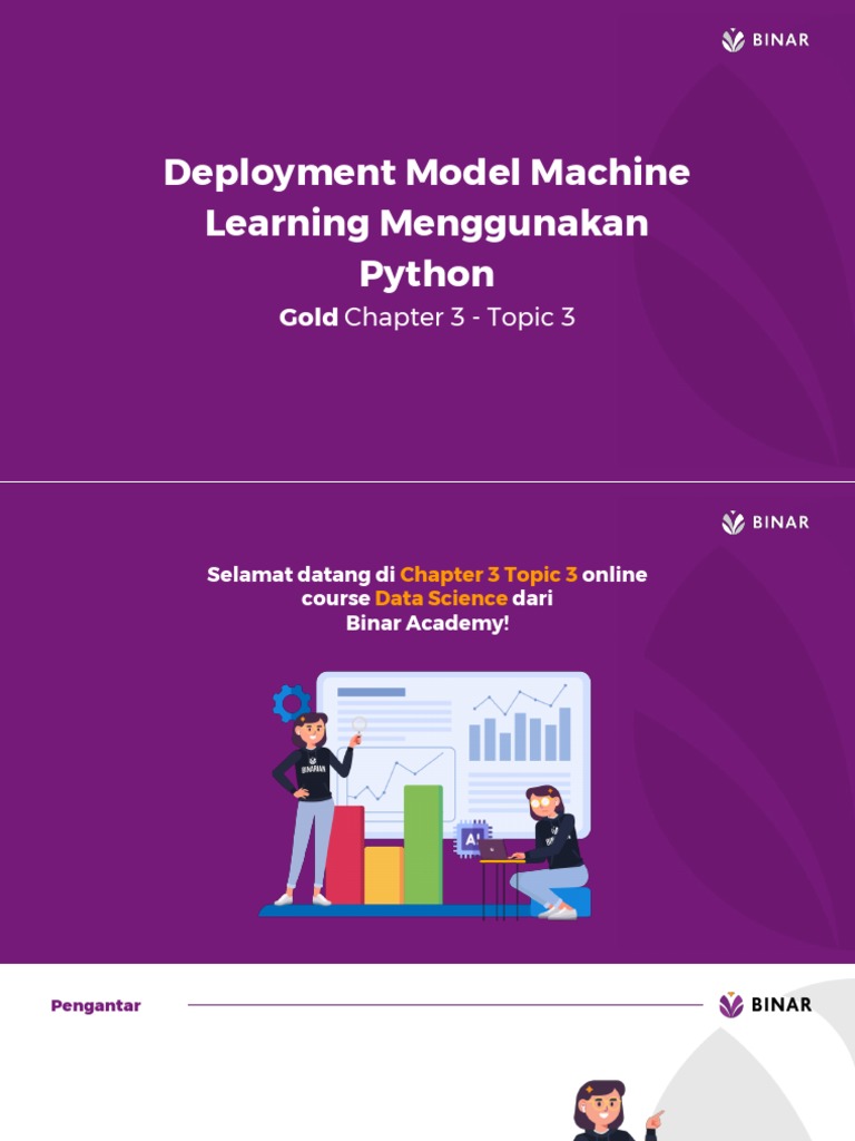 (For STUDENTS) CH 3 TOP 3 - Python Untuk Machine Learning - Deployment Model Machine Learning ...