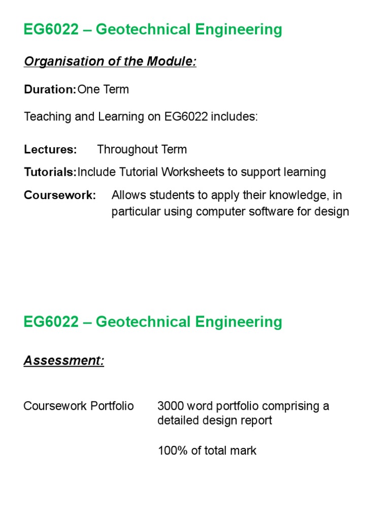 Intro To Geotechnical Engineering | PDF | Geotechnical Engineering ...