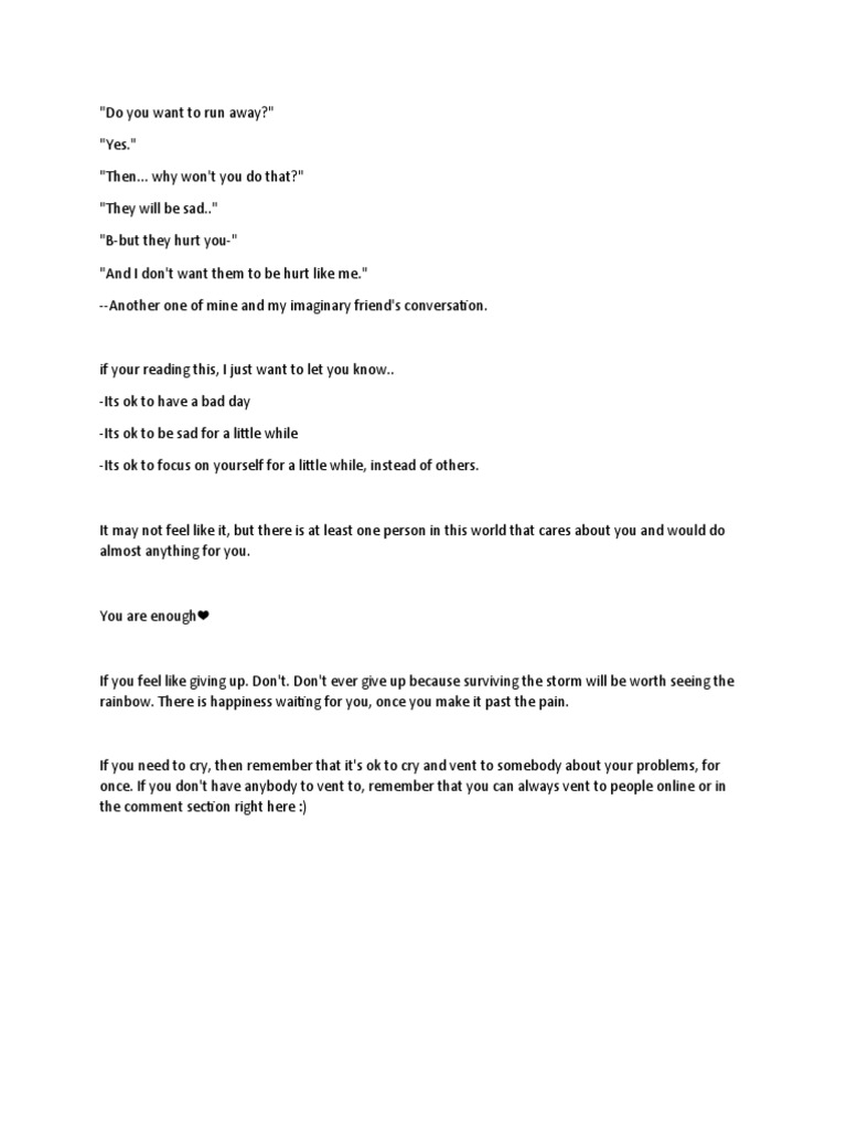 Do You Want To Run Away | PDF | Art | Self-Improvement