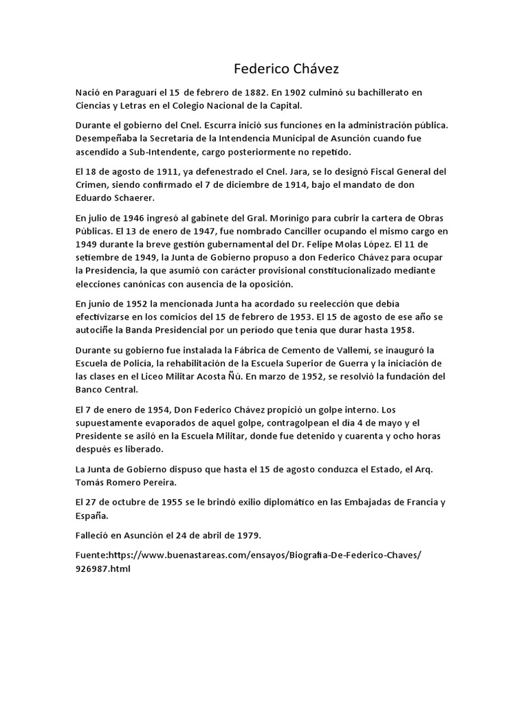 Federico Chávez | PDF