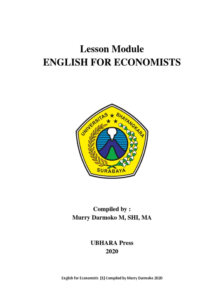 2020 English For Economists | PDF | Capitalism | Taxes