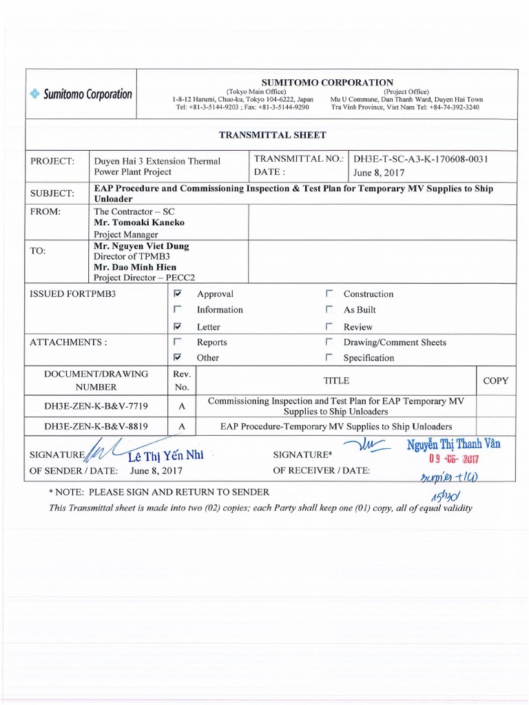 DH3E-L-SC-A3-K-170608-0031 EAP Procedure and Commissioning Inspection ...