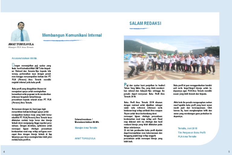 Buku Profil PLN Area Ternate 2018 | PDF