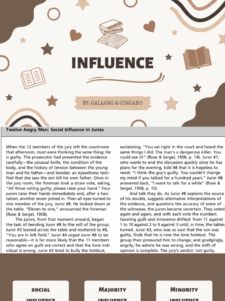 INFLUENCE-AND-POWER Group Dynamics | PDF | Obedience (Human Behavior ...