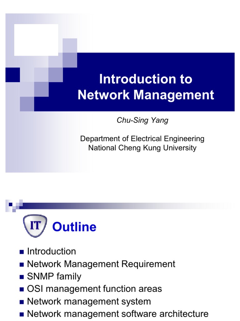 Introduction To Network Management | Download Free PDF | Proxy Server ...