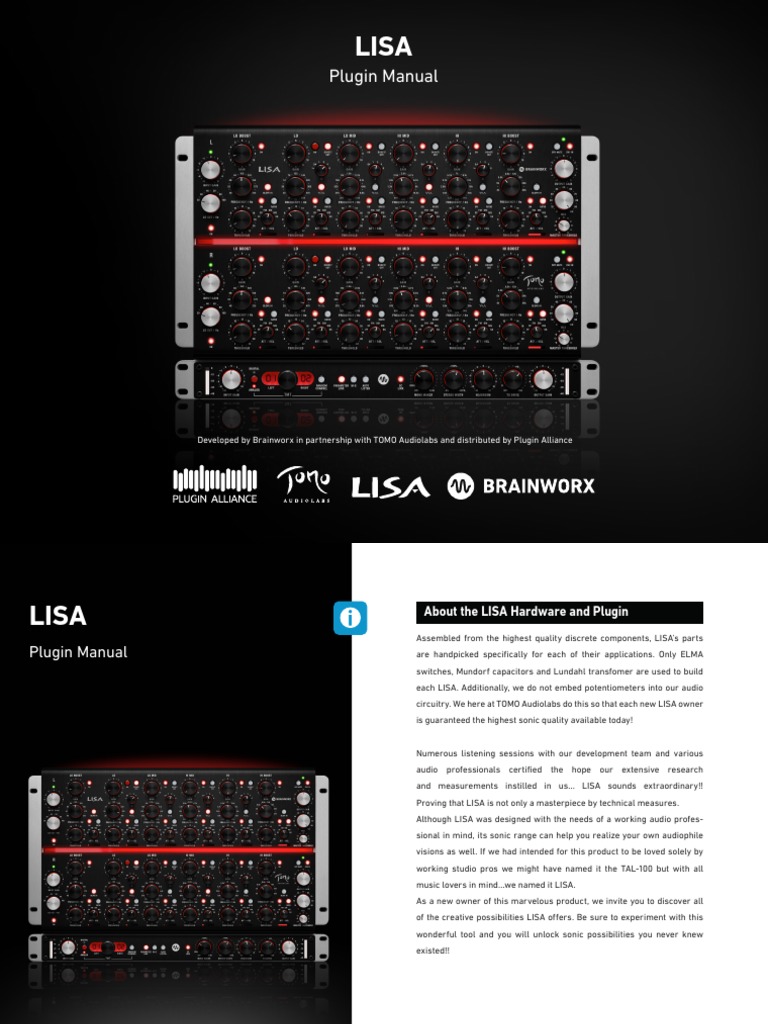 TOMO Audiolabs LISA Manual | PDF | Equalization (Audio) | Electrical Engineering