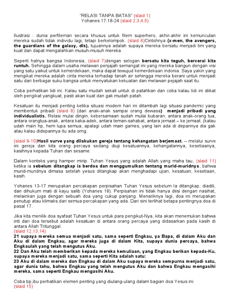 Relasi Tanpa Batas KHT | PDF