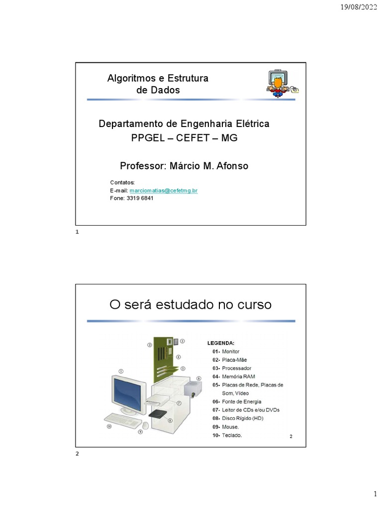 Algoritmos e Estrutura - Introducao-1 | PDF | Programação | Programa de ...