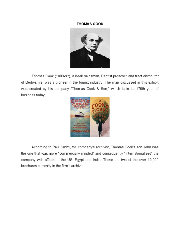 Thomas Cook | PDF