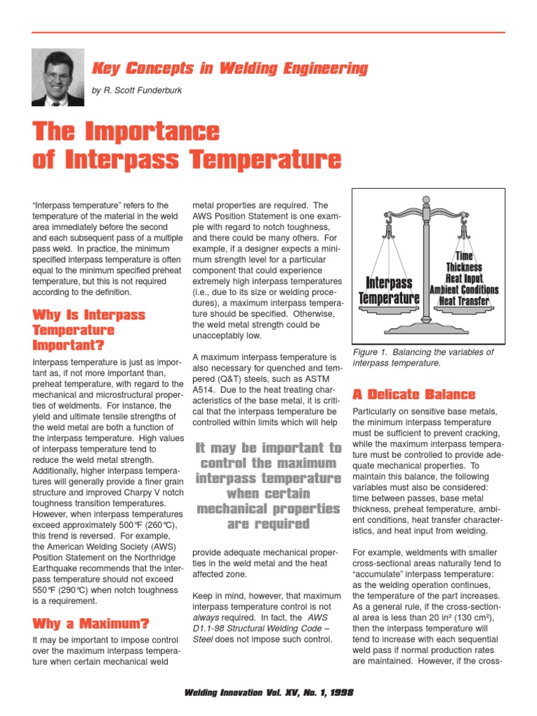 The Importance of Interpass Temperature | PDF | Welding | Construction