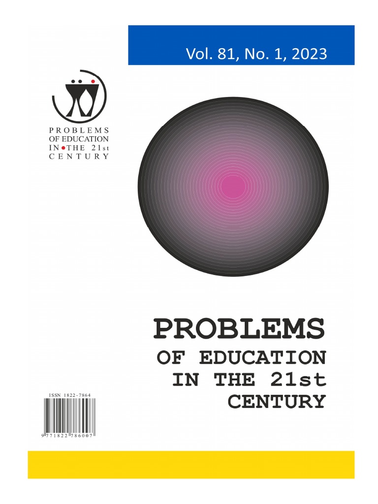 Problems of Education in The 21st Century, Vol. 81, No. 1, 2023 | PDF | Methodology | Teachers