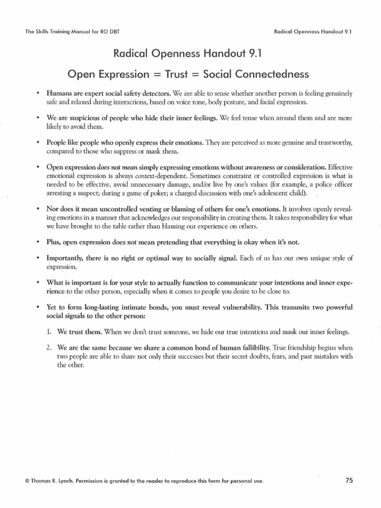 Creating Emotional Connection Handouts | PDF