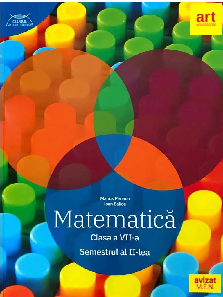 PDF Culegere Matematica Art Vii A Sem II Compress | PDF