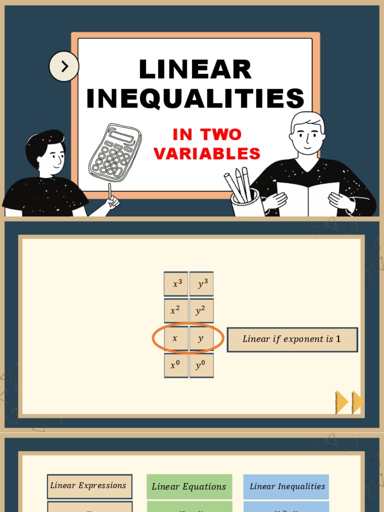 Linear Inequalities | PDF | Triangle | Inequality (Mathematics)