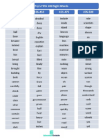 Grade 1 Spelling - Words | PDF