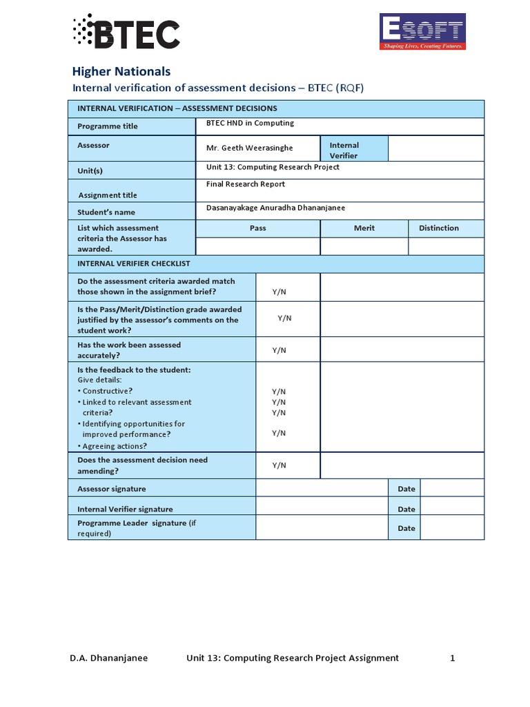 Harsha Akka 013759 Unit 13 CRP Report PDF | PDF | Internet Of Things | Methodology