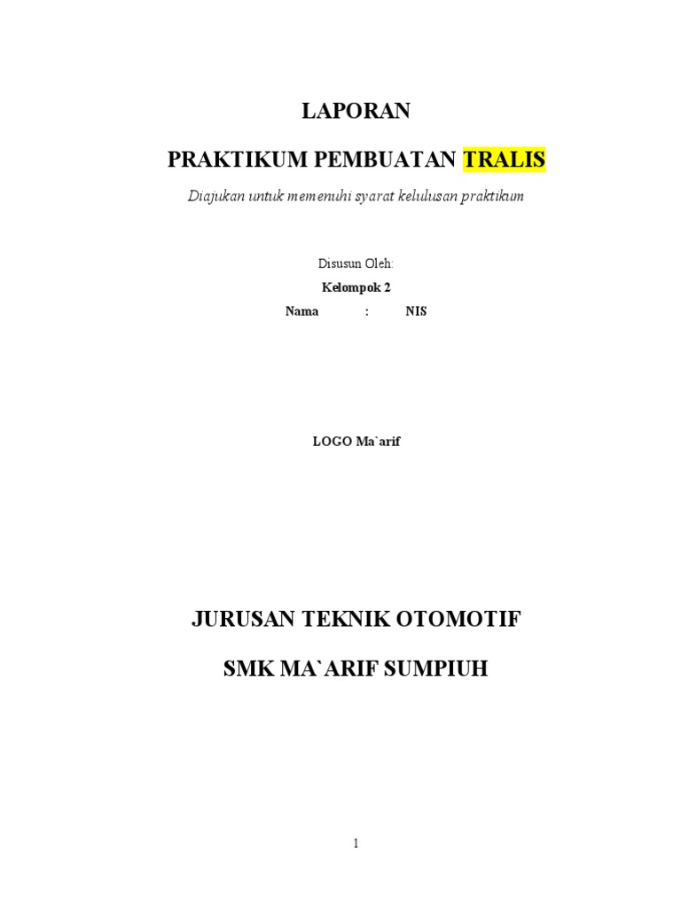 Contoh Laporan Perancangan Produk | PDF