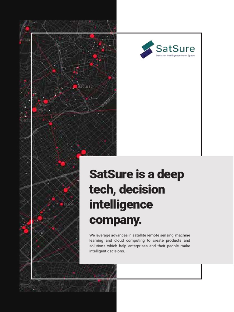 Satellite Data Solutions for Smart Decisions | PDF | Data | Infrastructure
