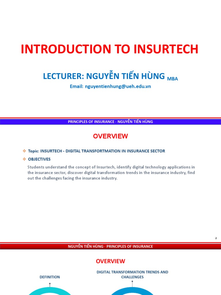 Introduction To Insurtech | PDF | Insurance | Economies