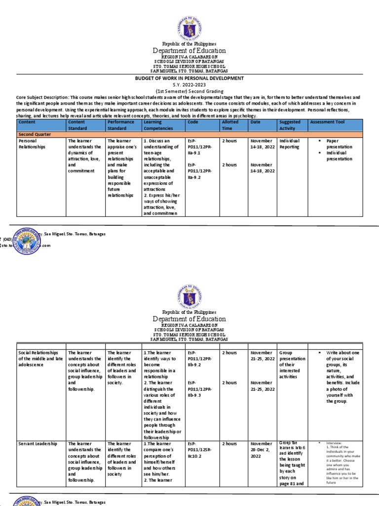 Personal Development for Teens | PDF | Adolescence | Learning