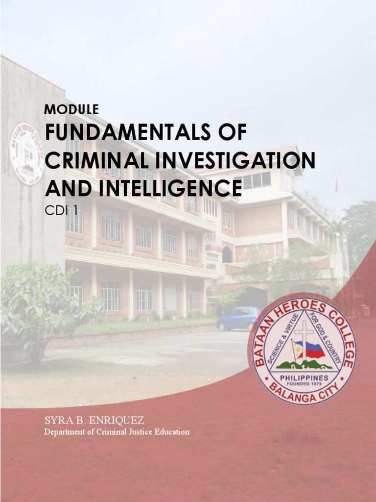 CDI 1 Module 3 & 4 | PDF | Search Warrant | Crime Scene