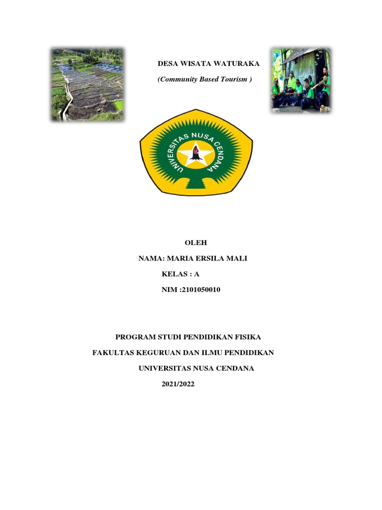 Desa Wisata Waturaka-Maria Ersila Mali - Kelas A | PDF