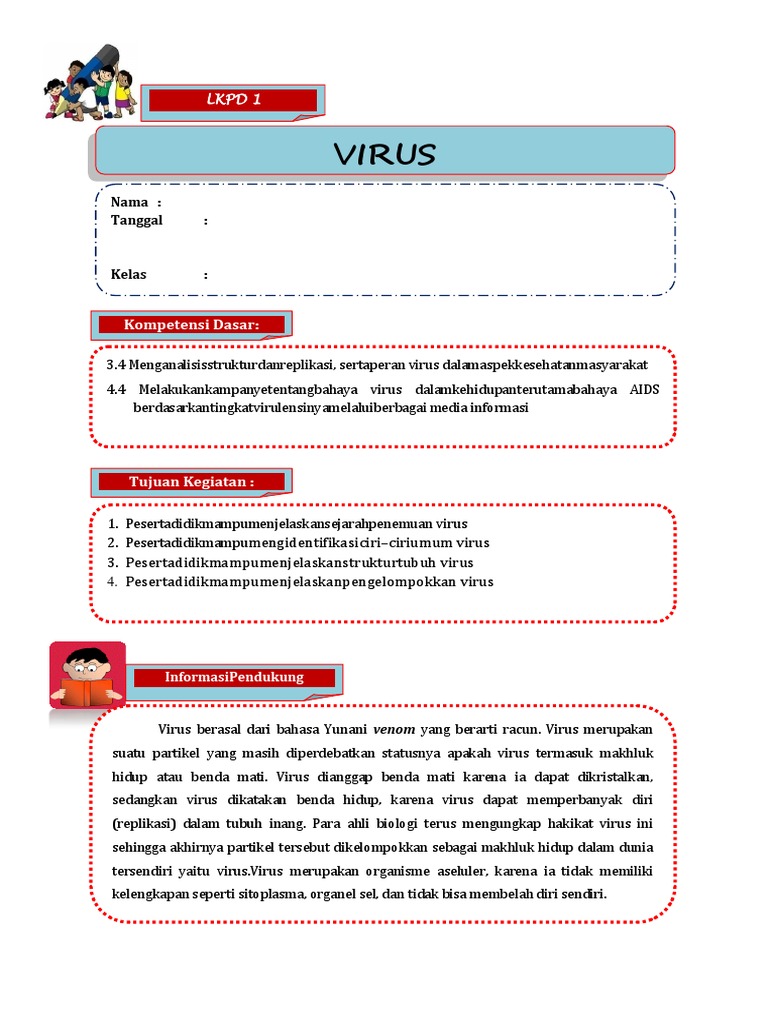 LKPD 1 Virus | PDF