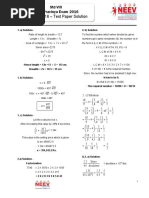 CSEC 2017 Maths Paper 1 Solutions | PDF | Triangle | Area
