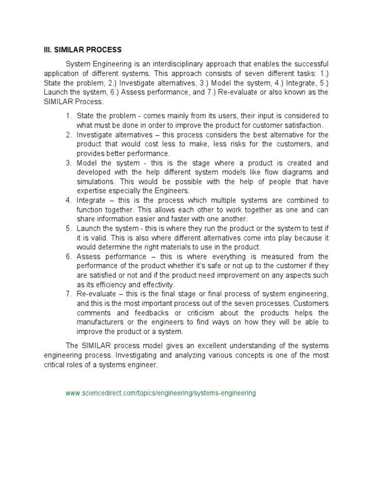 Synthesis Report | PDF | Systems Engineering | Systems Theory