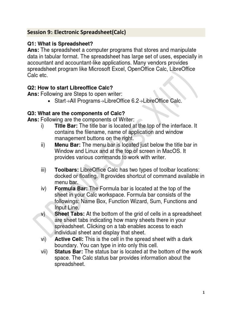 CLASS X - Part7 | PDF | Spreadsheet | Window (Computing)