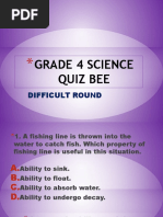 Grade 6 Questions Science Quiz Bee | PDF | Orbit | Earth