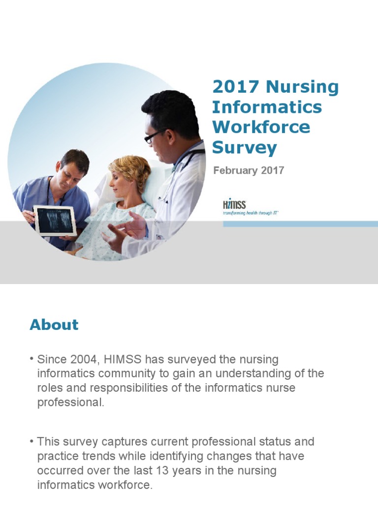2017 Nursing Informatics Workforce Survey | PDF | Nursing | Health ...