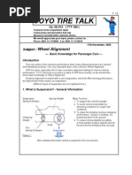 Wheel Alignment Specifications Guide | PDF | Wheel | Transportation ...